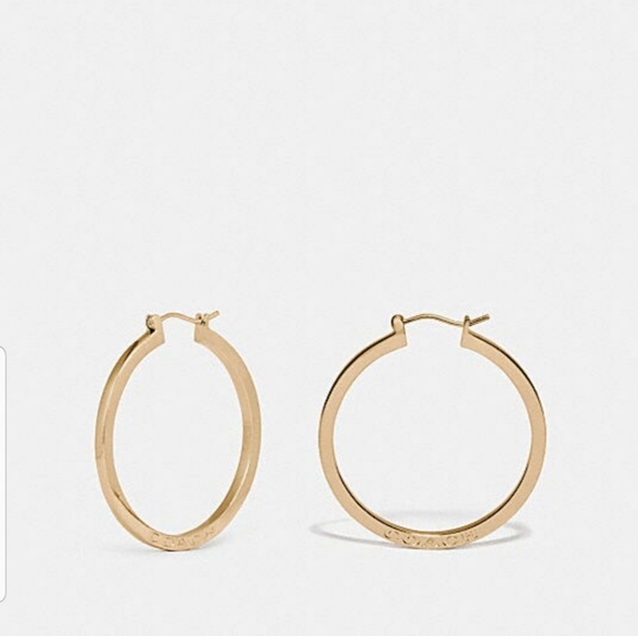 Coach | Jewelry | Coach Hoop Earrings | Poshmark
